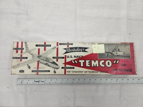 Vintage Berkeley Temco 150 Jet Trainer balsa model airplane kit #1 | eBay
