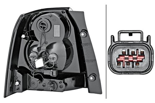 HELLA LED Tail Light Rear Lamp Right Fits LAND ROVER Freelander Suv ...