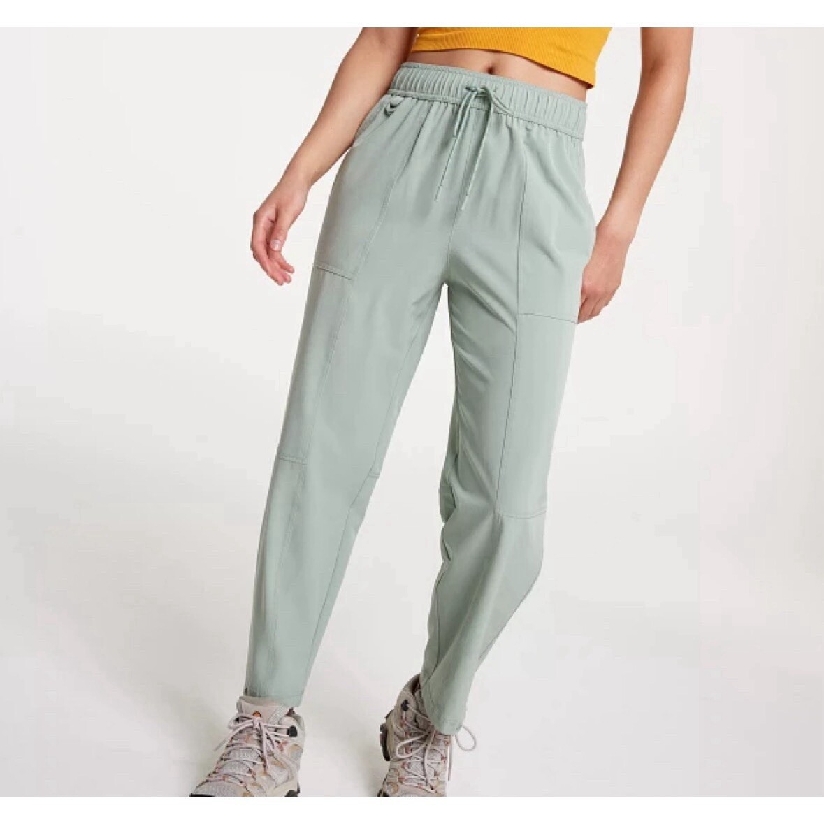 CALIA Women's Green Hiking Jogger Pants Size Medium Ankle Length | eBay