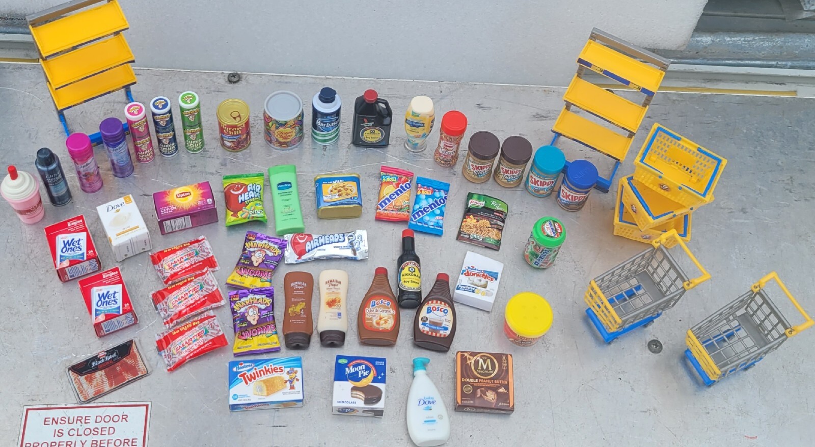 Large Lot Of Zuru Mini Brands Food Items, Grocery Carts, Baskets ...