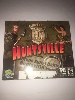 Huntsville Mystery Case Files MCF PC CD-Rom Game-TESTED-RARE VINTAGE ...