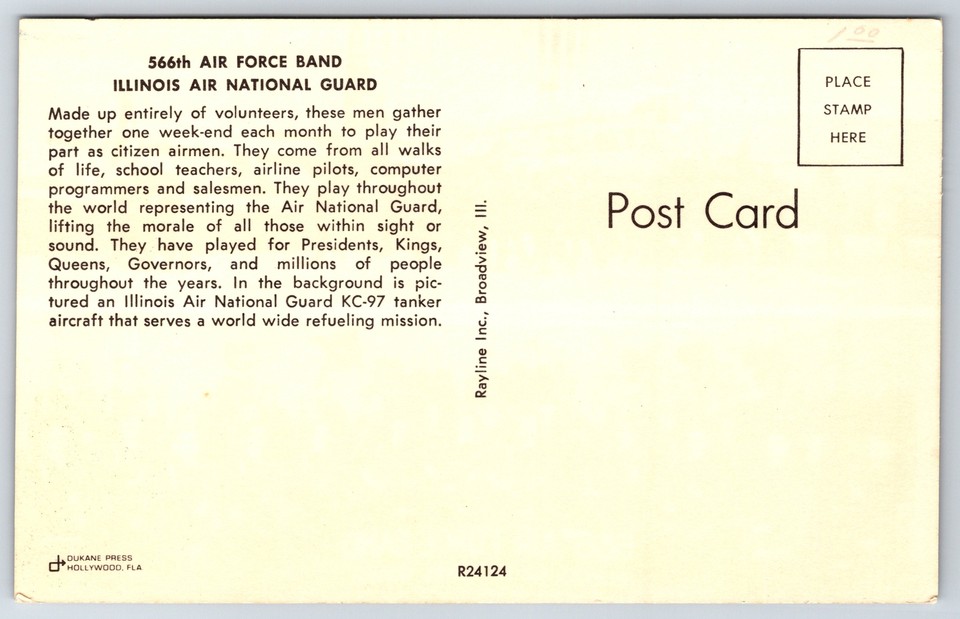 Illinois National Guard~566th Air Force Band~Tanker Aircraft~Sousaphone ...