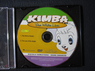 Kimba the White Lion Vol. 1 Birth of Kimba/Law of the Jungle [DVD] | eBay