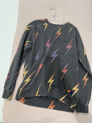 Aviator Nation Rainbow Lightning Bolt Women’s Large | eBay