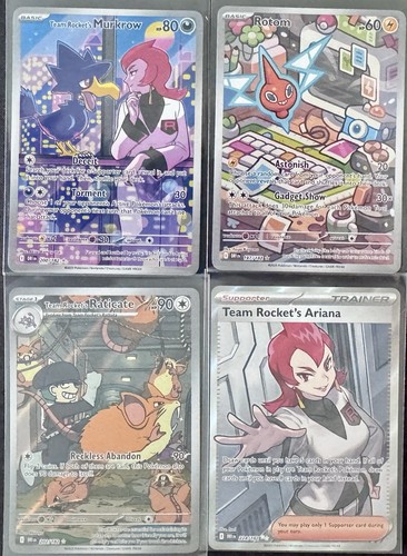 Pokemon Destined Rivals Illustration Rare/Full Art Lot 4 Cards NM! | eBay