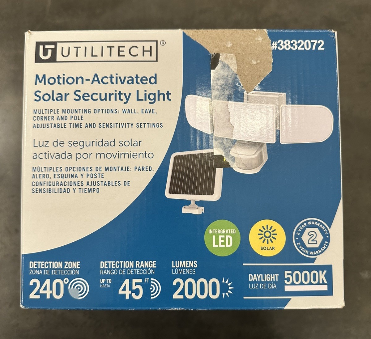 Utilitech Motion Activated Led Security Light