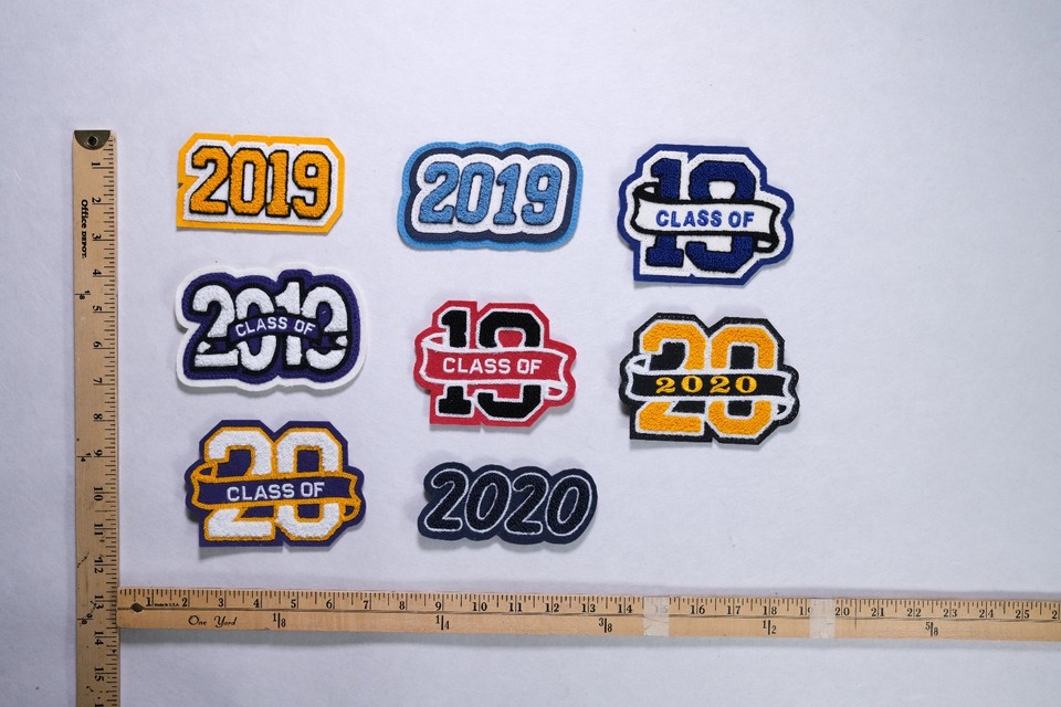 Vintage Chenille "Class of" Patches, 2003 - 2020 | Varsity & Letterman ...