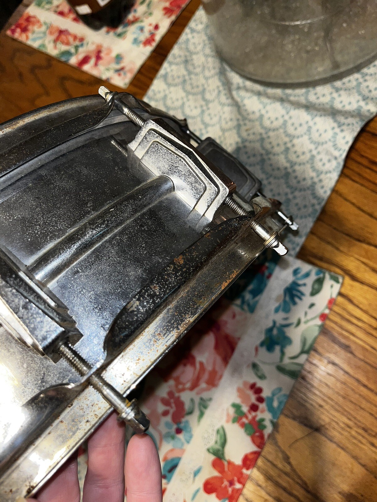 Vintage Ludwig Snare Drum, with Badge And Stamped August 12, 1966.