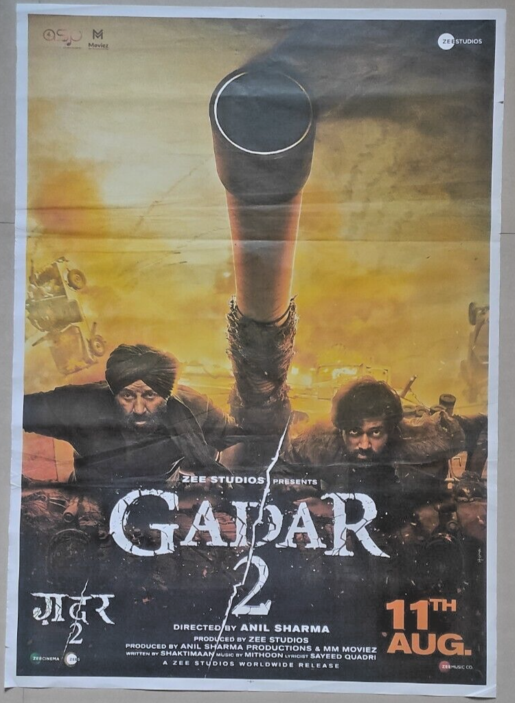 Gadar Movie Poster Gadar' Completes 20 Years: The Film Bulldozed All