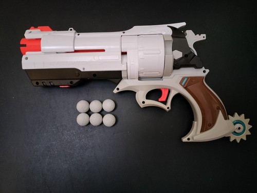 Nerf Rival Overwatch McCree Revolver Blaster w/ 6 Rounds | eBay