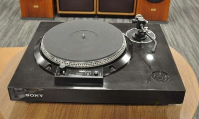 Sony TTS-6000 Turntable TB-1000 Cabinet Audio-Craft AC-3000 Tonearm ...