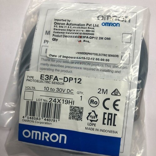 E3FADP12 1PCS New Omron E3FA-DP12 Photoelectric Sensor 10-30VDC Fast ...