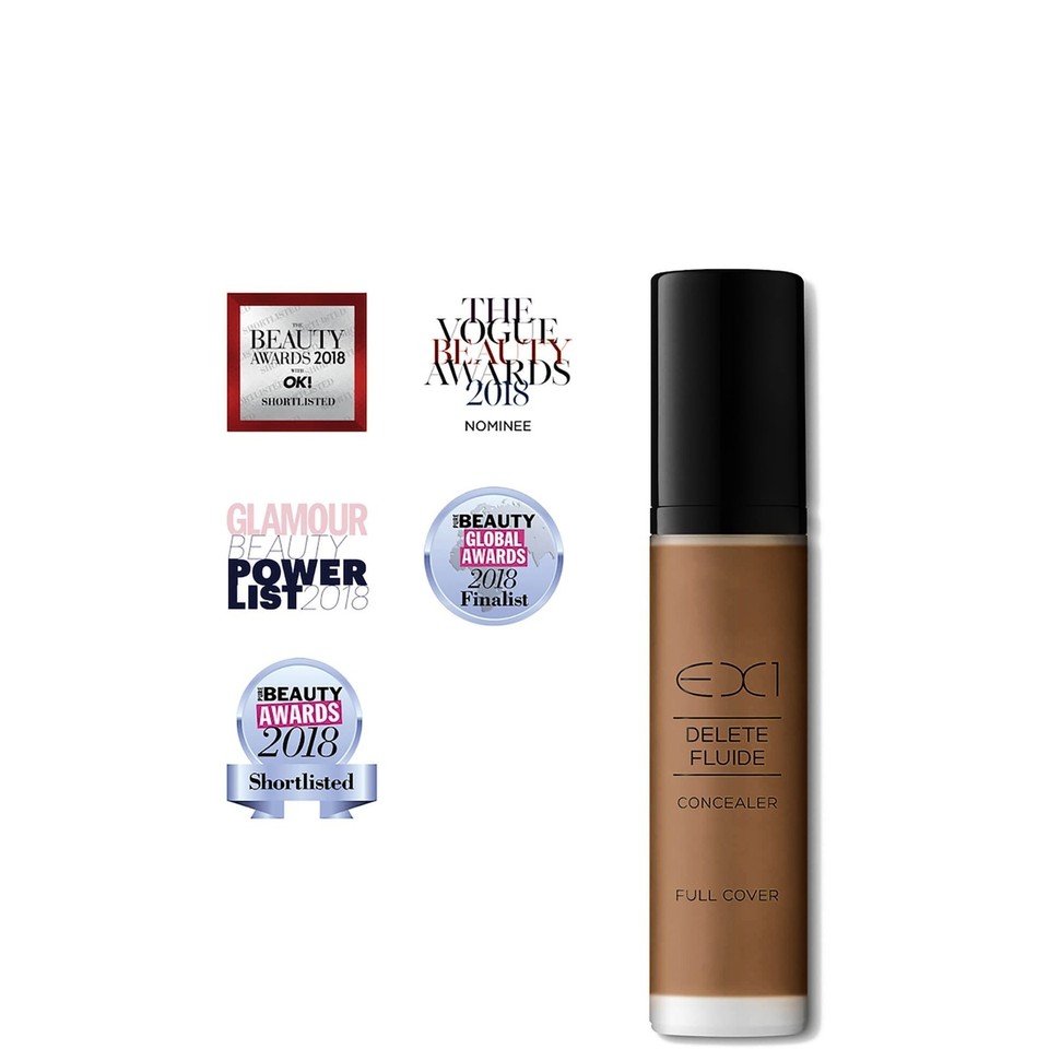 EX1 Delete Fluide Concealer 8ml SHADE 20 Full Coverage Liquid NEW TWIN ...