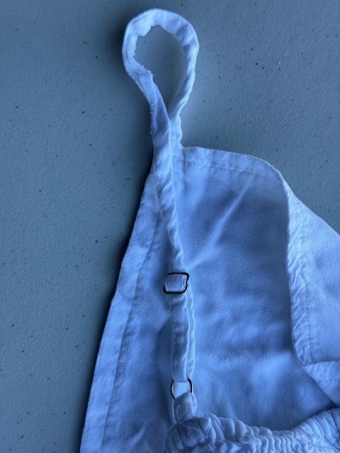 RAVIYA Women White Spaghetti Strap Beach/Summer Dress! Regular Size L ...