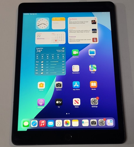 Apple iPad 7th Gen,A2198 32 GB, Wi-Fi, 10.2", Space Gray :IA528 | eBay