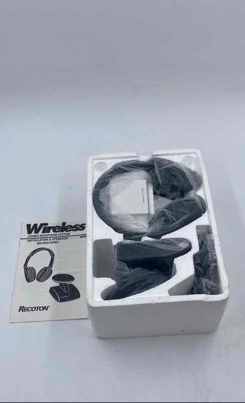 Recoton W500 Wireless Stereo Headphones Transmission Video Broadcasting ...
