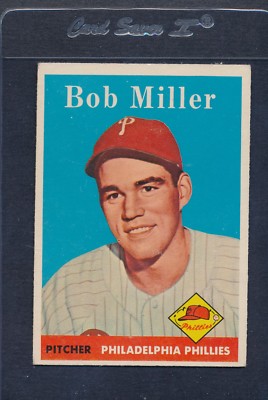 1958 Topps #326 Bob Miller Phillies EX *2792 | eBay