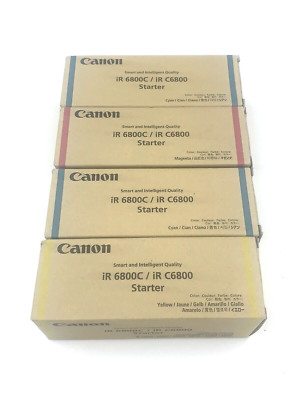 Canon Ink Cartridges IR 6800C C6800 Starter 2xC/M/Y 4 total Printer | eBay
