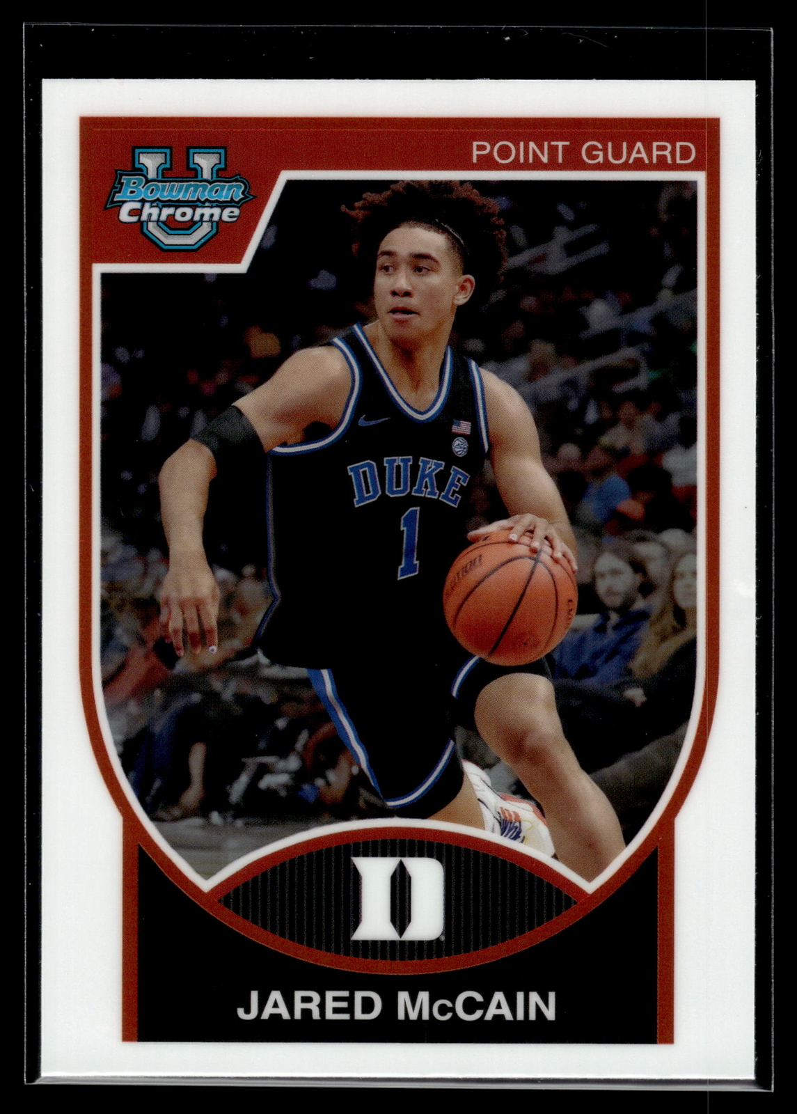 Jared McCain 2023-24 Bowman University Chrome 2007 Throwback Card #07B ...