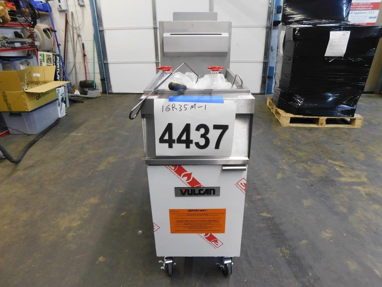 4437 New S/D Vulcan 35-40 lbs Capacity Deep Fryer, Model: 1GR35M-1 | eBay
