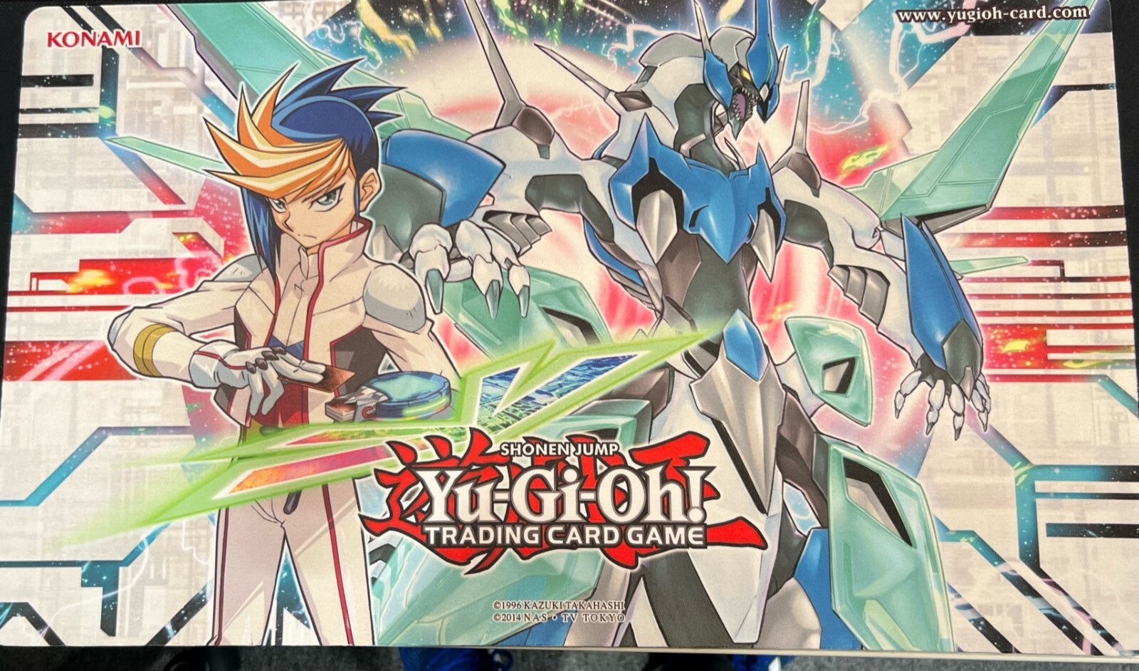 Yugo Clear Wing Synchro Dragon Playmat Win A Mat ARC-V Light Use Yu-Gi-Oh! | eBay