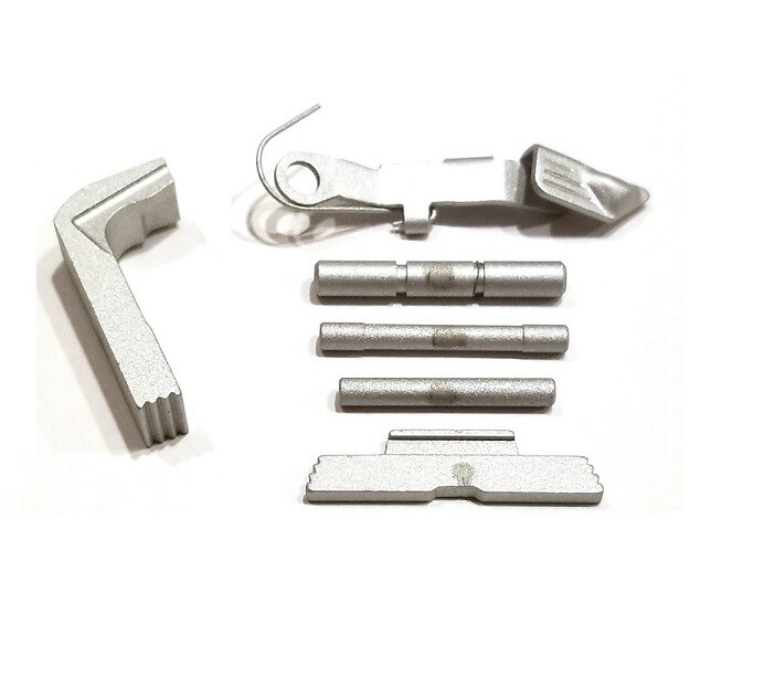 For GLOCK 17 19 26 Gen 3 Extended Control Kit 3 Pins And Serrated Mag ...