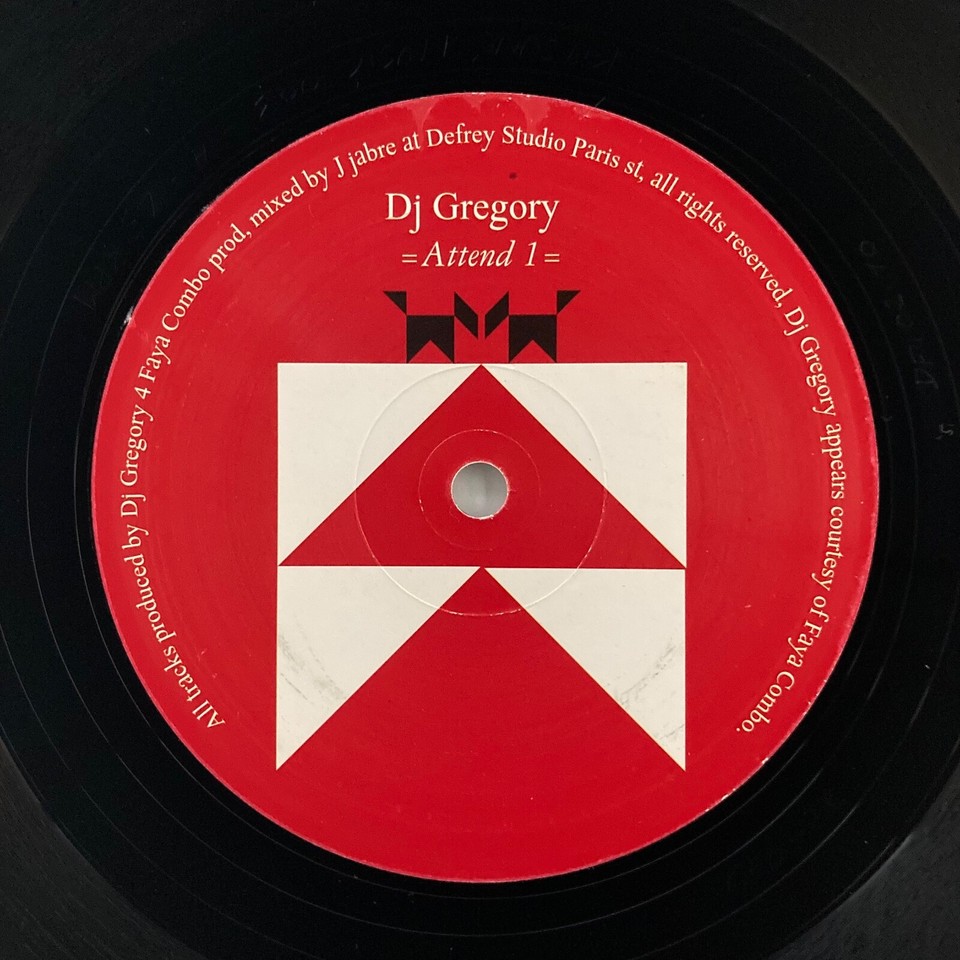 DJ Gregory - Attend 12" Vinyl Record 2002 Limited Edition | eBay
