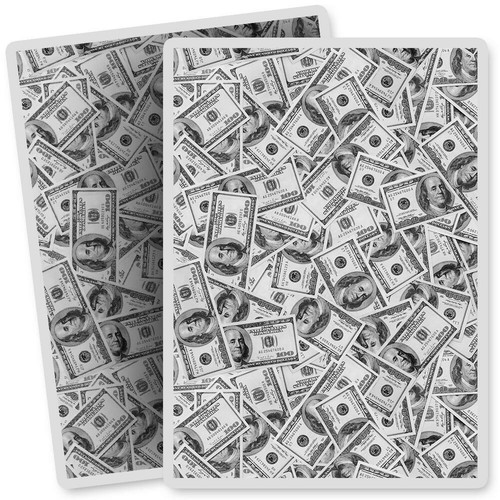 2 x Vinyl Stickers 7x10cm - BW - US Dollar Bill Currency Money #35748 ...