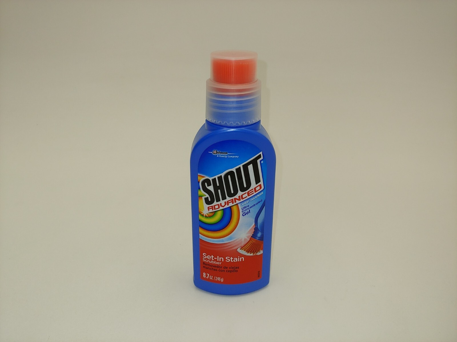 Shout Advanced Set-In Stain Pre-Treat Laundry Scrubber Bottle Ultra Gel ...