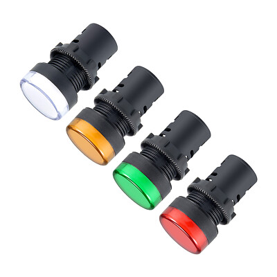 4 Pcs Indicator Lights Industrial Indicator Light with Screw-clamp ...