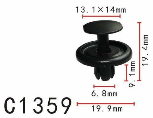 20pcs Radiator Splash Shield Push-Type Retainer Fit Toyota 9046707214 ...