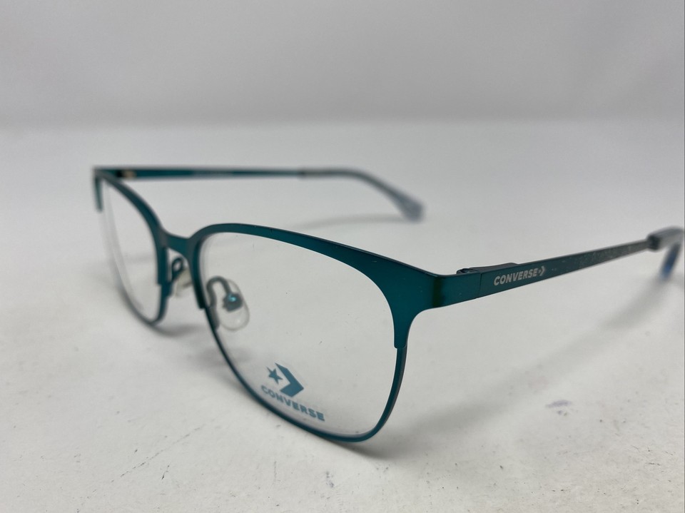 Converse VCJ008 TEAL 48-15-130 Teal Metal Full Rim Eyeglasses Frame ...