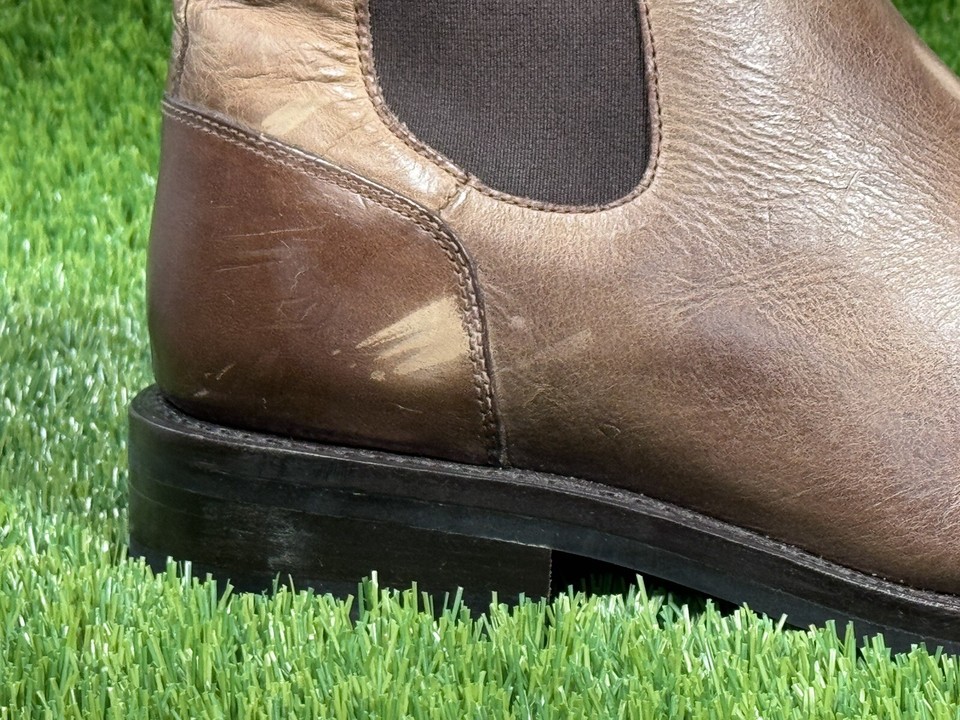 🔥Wolverine BLVD Brown Leather Slip On Chelsea Boots | W990121 | Mens 8. ...