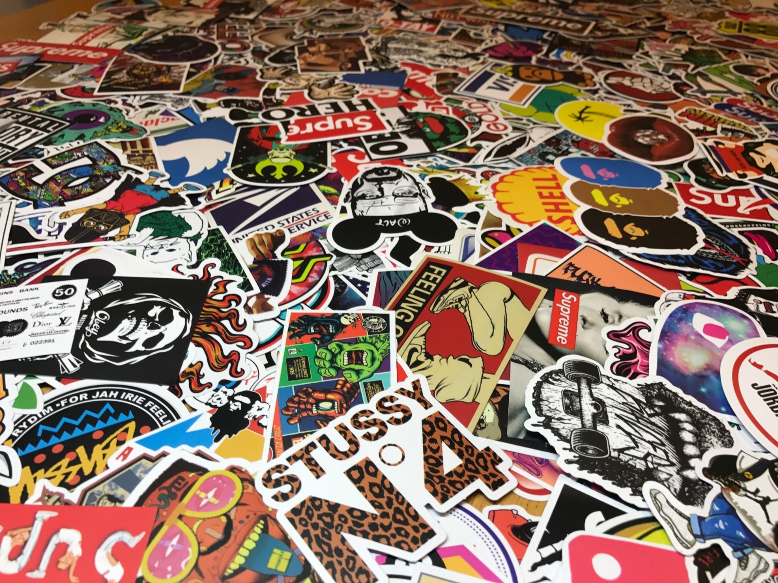 400 PCS Stickers Skateboard Sticker Graffiti Laptop Car Luggage Decals ...