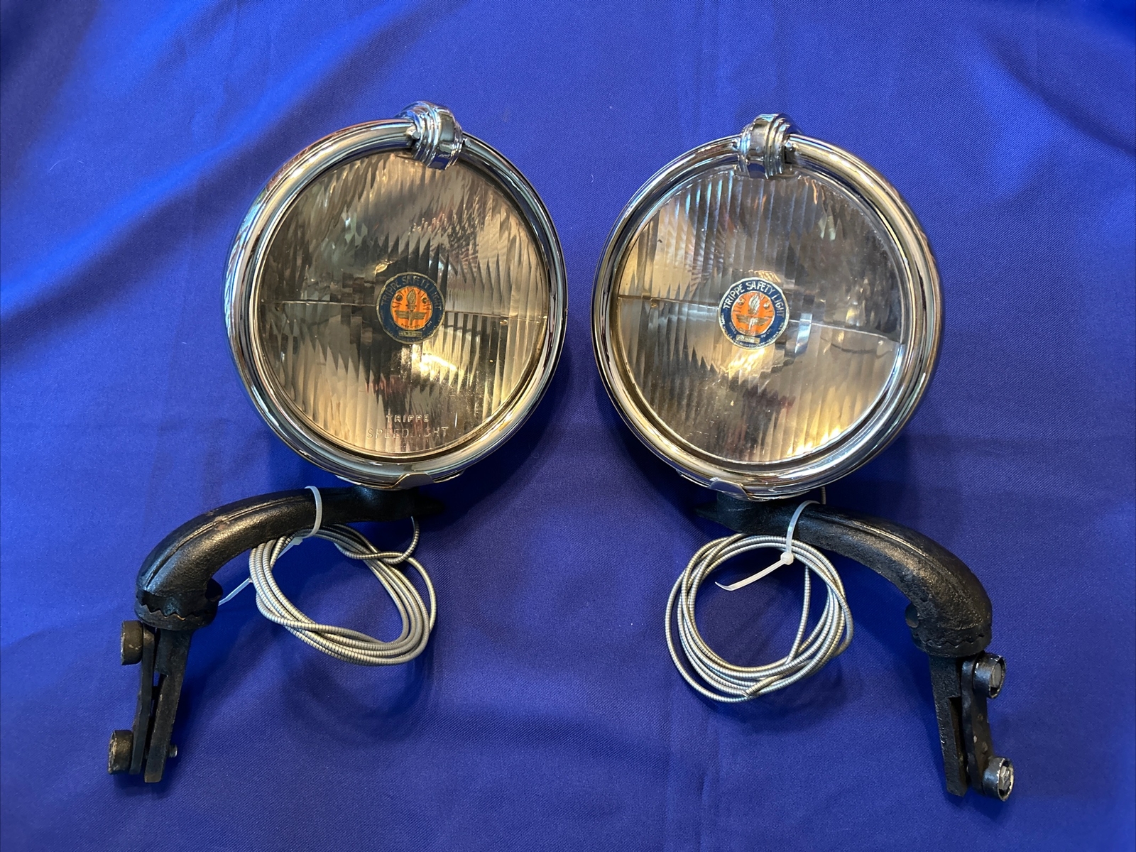 Trippe Senior Speedlight Vintage Fog Driving Lights Excellent Restored ...