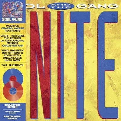 KOOL THE GANG - UNITE RED/BLUE VINYL 2LP - New Vinyl Record DLP ...