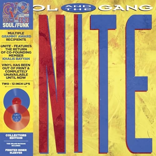 KOOL THE GANG - UNITE RED/BLUE VINYL 2LP - New Vinyl Record DLP ...