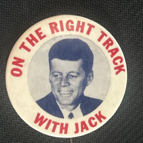On The Right Track With Jack JFK 1 3/4” pinback button pin | eBay