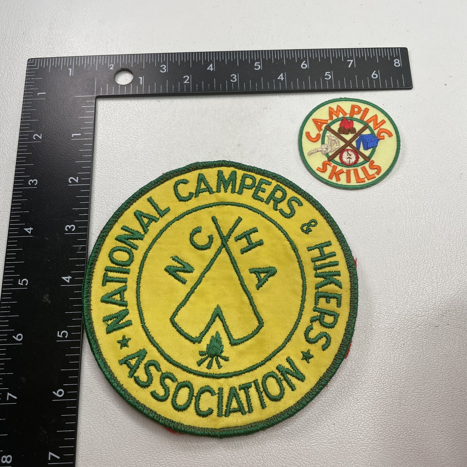2 Camping Patches Inc. 1 Vintage One (the Big NCHA Campers & Hikers One ...
