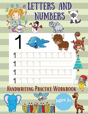 Letters Numbers Handwriting Practice Workbooks by Publishing Over ...