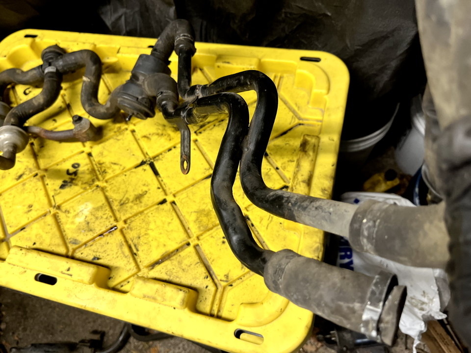 94-95 Ford 351W Smog Air Injection Hose Pipes Solenoids F-150 F-250 5.8 ...