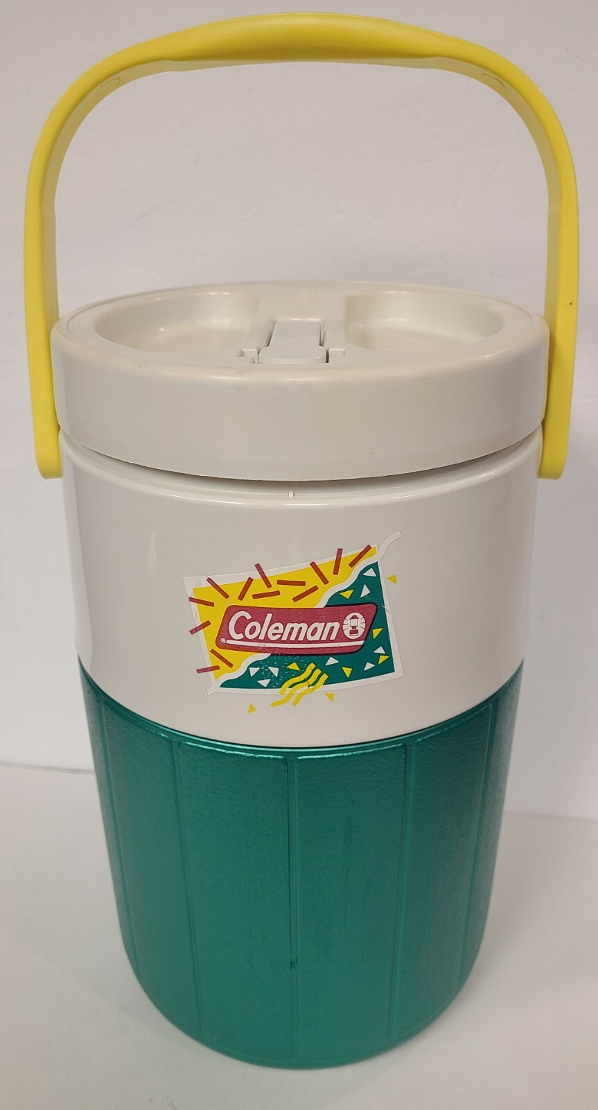 Vintage Coleman Polylite 1 Gallon Water Cooler Jug #5596 Teal & Cream ...
