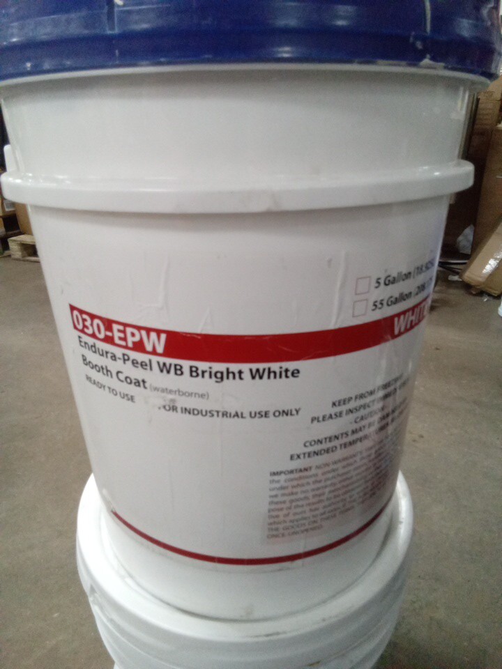 Chemco Endura-Peel WB Clear Strippable Paint Booth Coating 5 Gallon ...