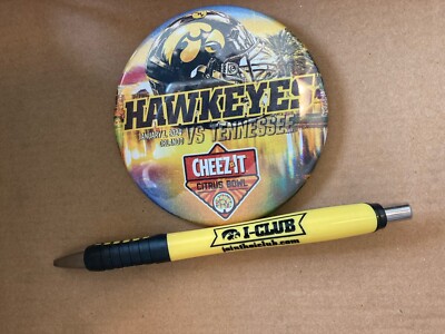 Citrus bowl 2024 Cheez-It 2pc Button & Ink Pen Set | eBay