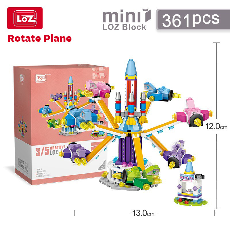 LOZ Mini Blocks Sets Food Street View Building Blocks Micro Bricks with ...