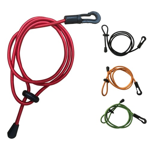 1m Elastic Canoe Paddle Leash Safety Rope Fishing Rod Tether Holder ...
