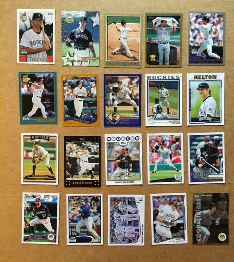 20 Topps cards of Todd Helton: 1996 - 2014; Rockies; Newest HOFer | eBay