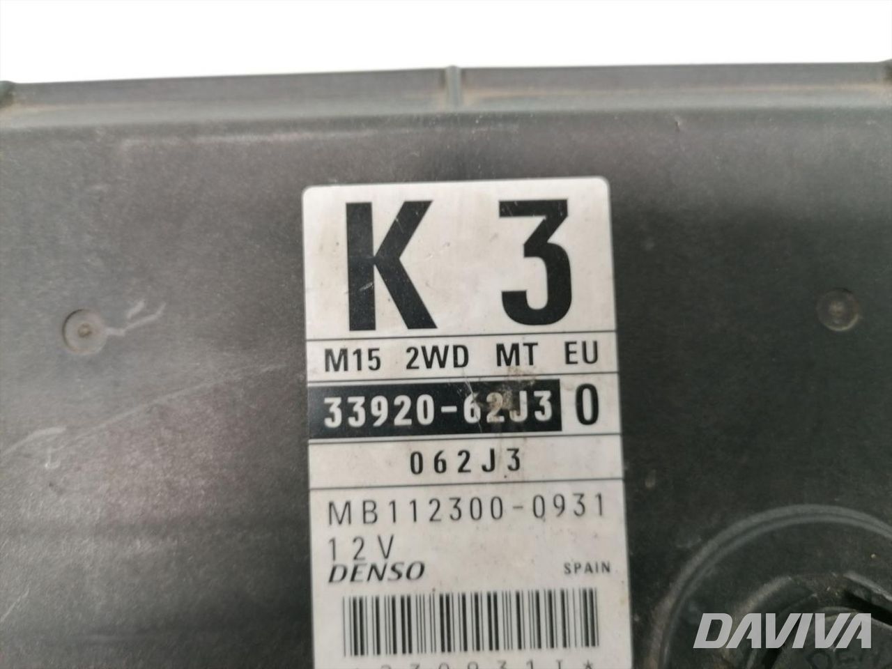 2007 Suzuki Swift 1.5 Engine Control Module Unit 33920-62J30 MB112300 ...