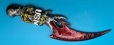 Unique Red USN U.S. Navy CPO Chief's Mess Dagger HTF Military Challenge ...