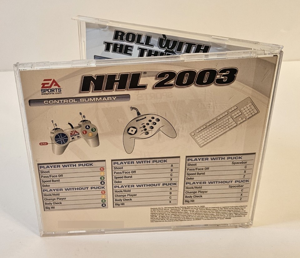NHL 2003 PC CD-Rom 2002 Windows EA Sports Ice Hockey Game 14633145434| eBay